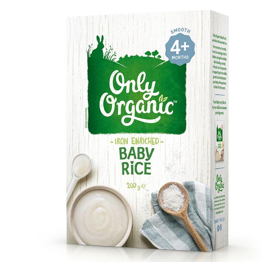 Only Organic Baby Rice | Baby Food 4 Months – BaoBaby